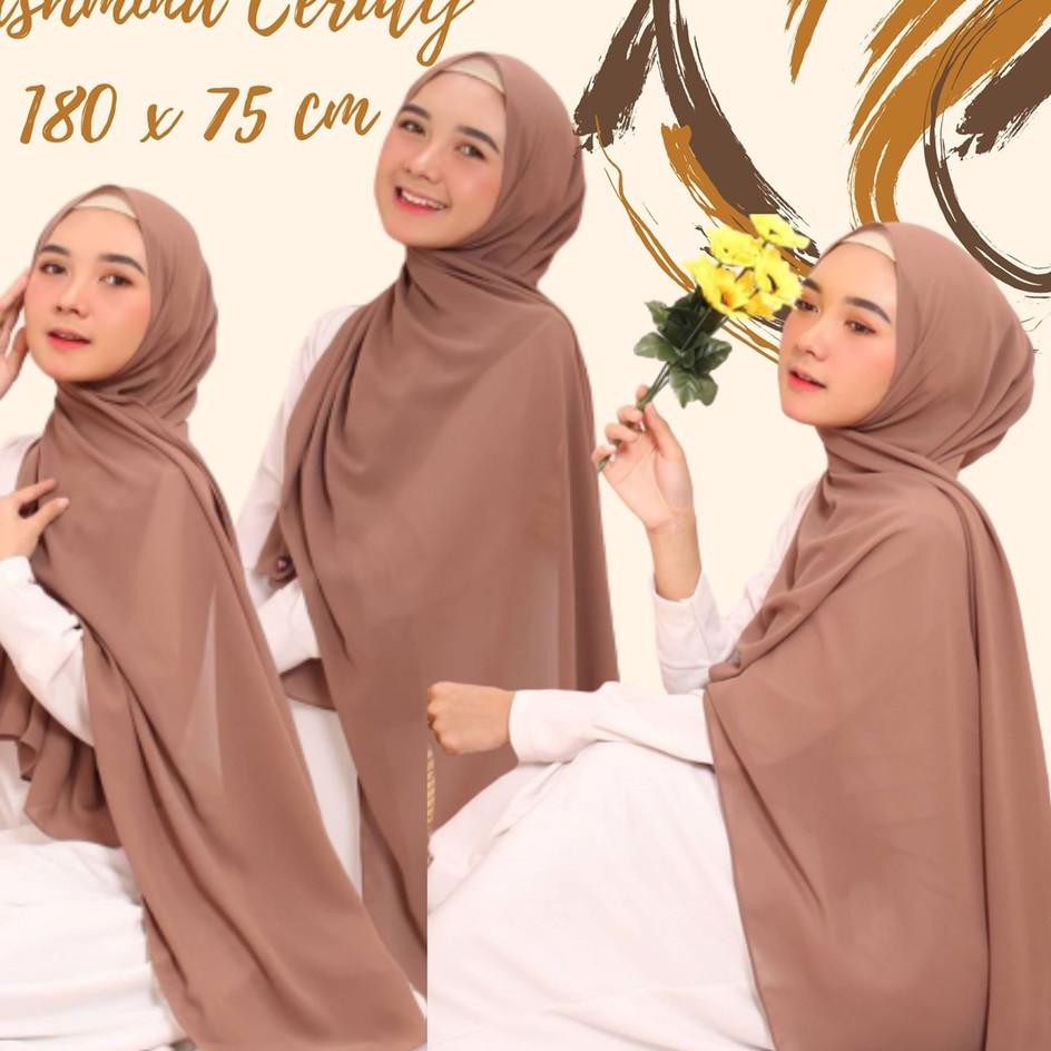 Jual Official Shop,, 180x75 JILBAB PASHMINA CERUTY BABYDOLL PREMIUM / PASHMINA LOZY CERUTI ...
