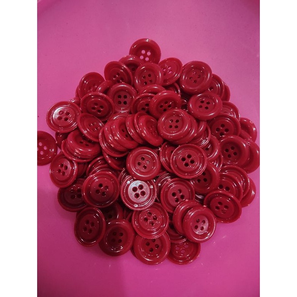Jual Kancing Plastik Besar Warna Ukuran 2Cm | Shopee Indonesia