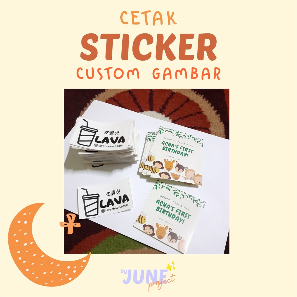 Jual [COD] PAKET STICKER 5X5CM DAPAT 54PCS MURAH | Shopee Indonesia