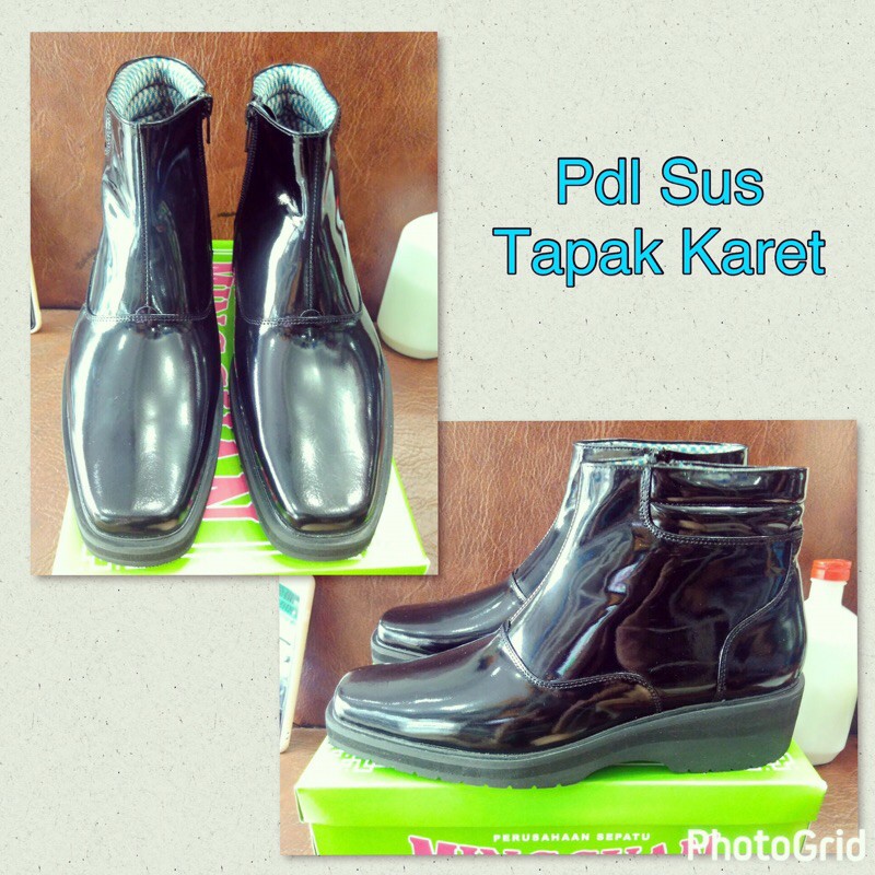 Jual Sepatu pdh mingguan pdl sus tapak karet hak 2cm & hak 3cm | Shopee ...
