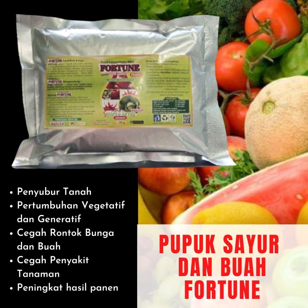 Jual Pupuk Buah dan Sayur FORTUNE, Pupuk Booster Buah dan Sayur, Pupuk ...