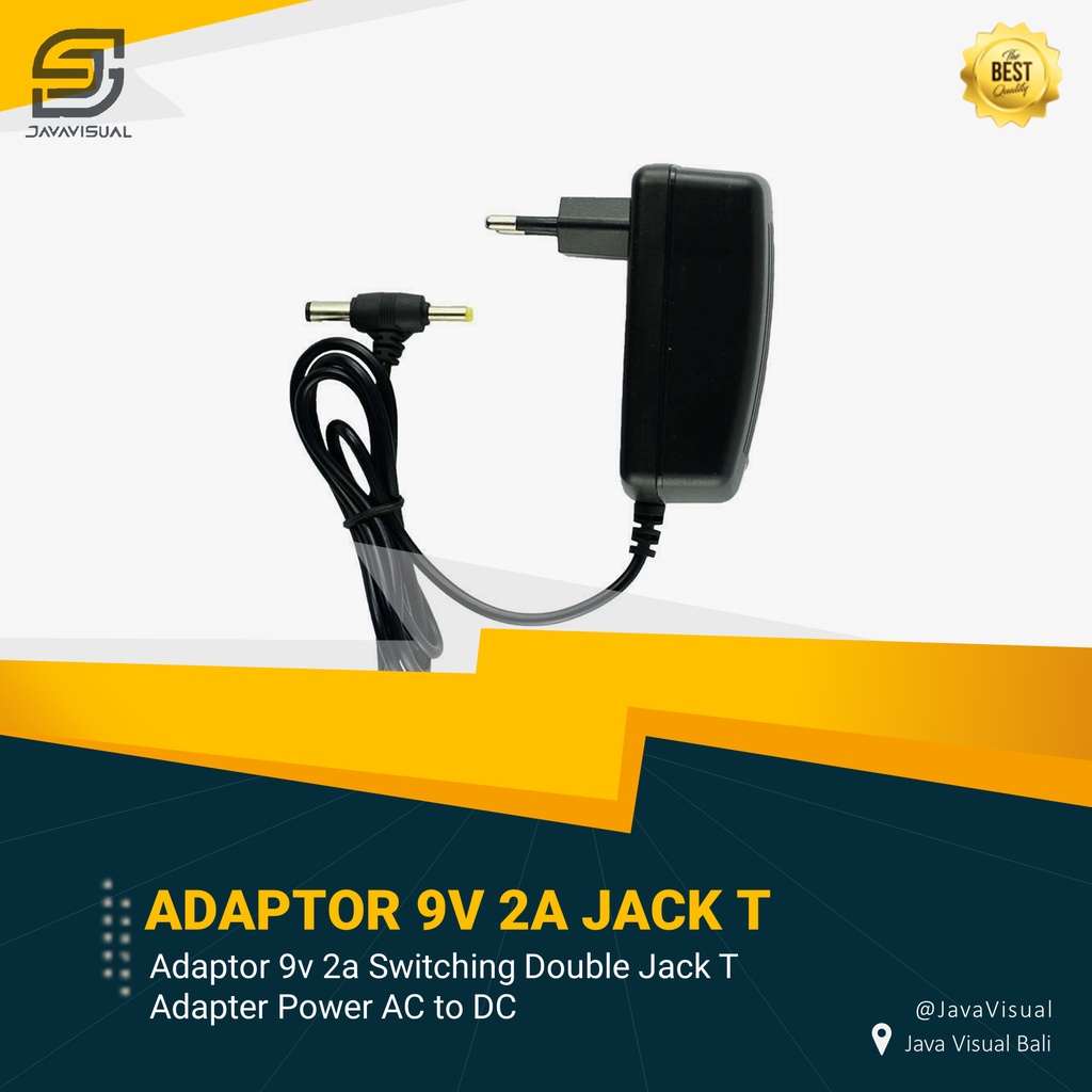 Jual [JaVis] ADAPTOR DC 9V/2A JACK T | Shopee Indonesia