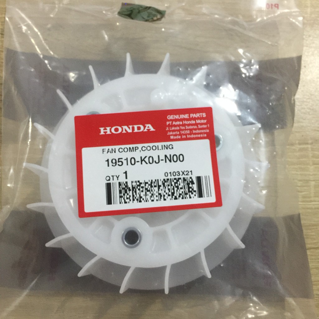 Jual Fan Comp Cooling BEAT K1A GENIO SCOOPY K2F ORI AHM 19510K0JN00 ...