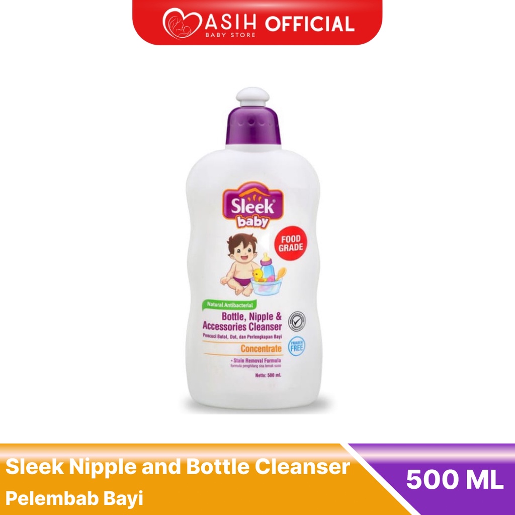 Jual Sleek Baby Botol Cleanser 150ml 500ml - Sabun Cuci Pencuci Botol ...