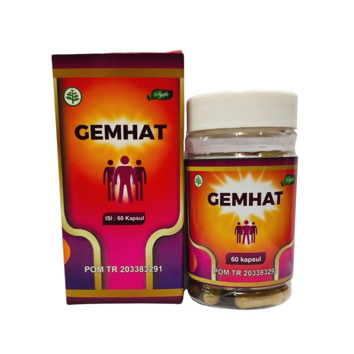 Jual Gemhat 60 kapsul Herbal Penambah Berat Badan Obat Gemuk Badan ...