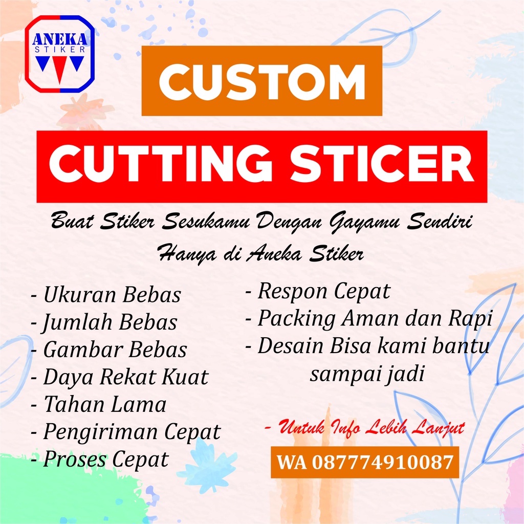 Jual CUSTOM CUTTING STICKER - DESAIN SUKA-SUKA HARGA BERSAHABAT ...