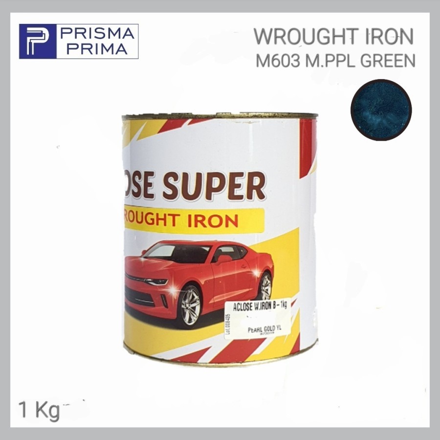 Jual Wrought Iron ACLOSE SUPER Cat Metallic Pagar Besi Tempa Green 1 Kg ...