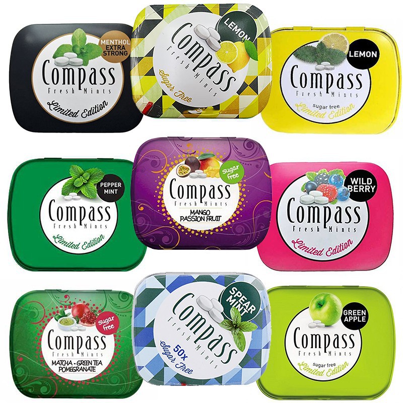 Jual Compass Fresh Mints 14gr (Kaleng) | Shopee Indonesia