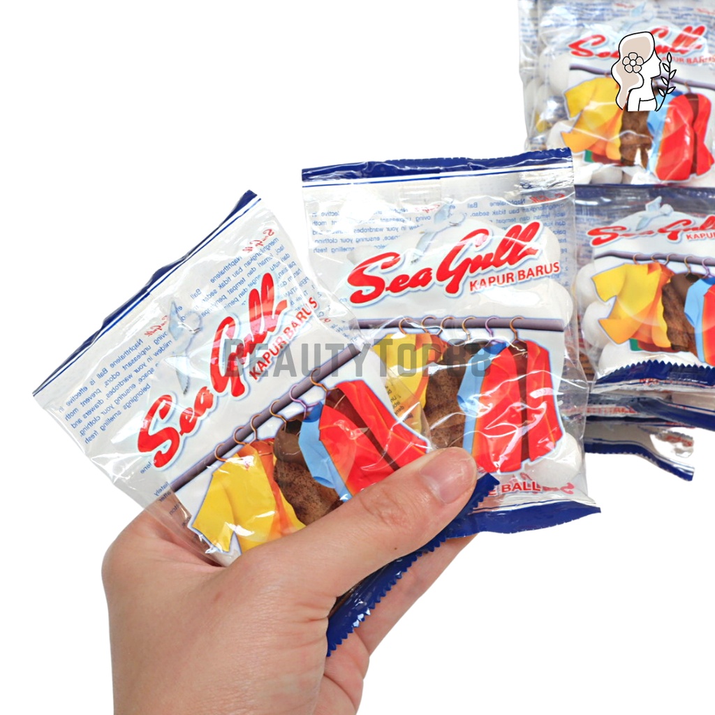 Jual Kamper Seagull Sachet 25gr / Naphthalene Set Putih & Warna Warni ...