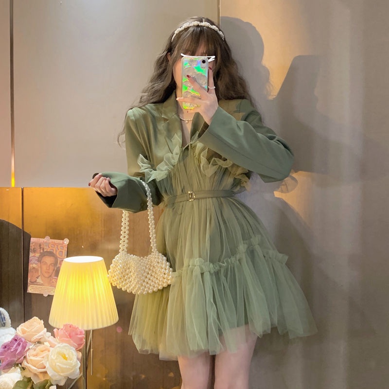 Jual Provelove Impor Soft Fit Long Sleeve Dress Wanita Musim Semi 2022 ...