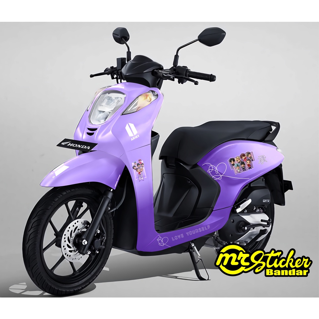 Jual Sticker Decal Genio Dekal Honda Geniio Stiker Honda Gennio Full ...