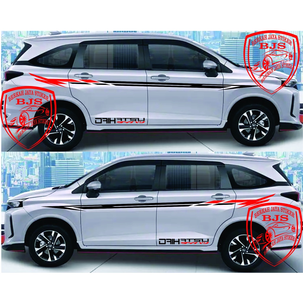 Jual NEW best promo sticker xenia terios sigra stiker mobil daihatsu ...
