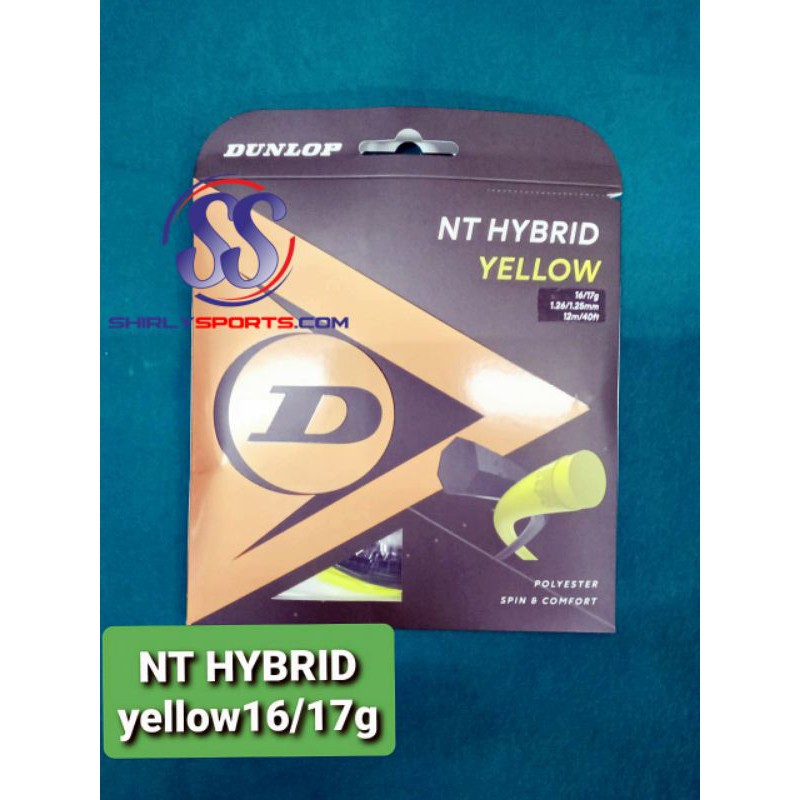 Jual Senar Raket Tenis NT Hybrid Yellow Dunlop | Shopee Indonesia