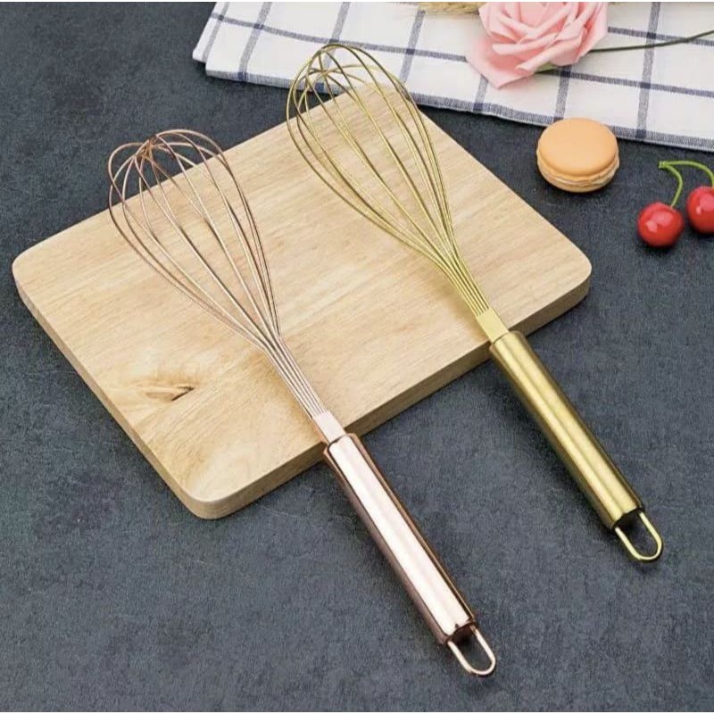 Jual Whisk Premium Quality Impor Rose Gold & Gold | Shopee Indonesia
