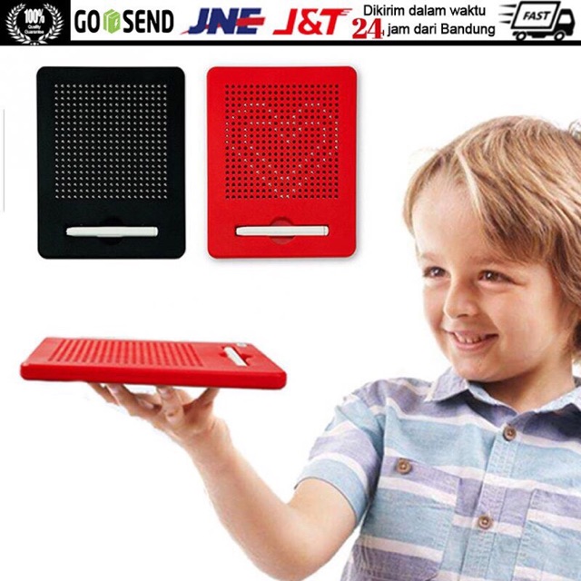 Jual Tablet Magnetik Anak-anak Alas Gambar Manik Belajar Menulis ...