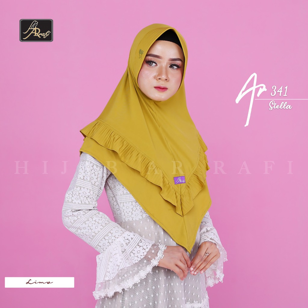 Jual Hijab Ar Rafi AR 341 Hijab Elegean Hijab Cantik Berbahan Stella ...