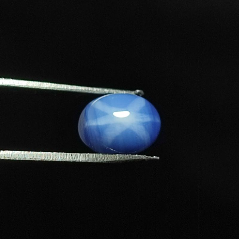 Jual Batu Blue Safir Star Asli Bangkok Kekerasan 8 MOHS | Shopee Indonesia