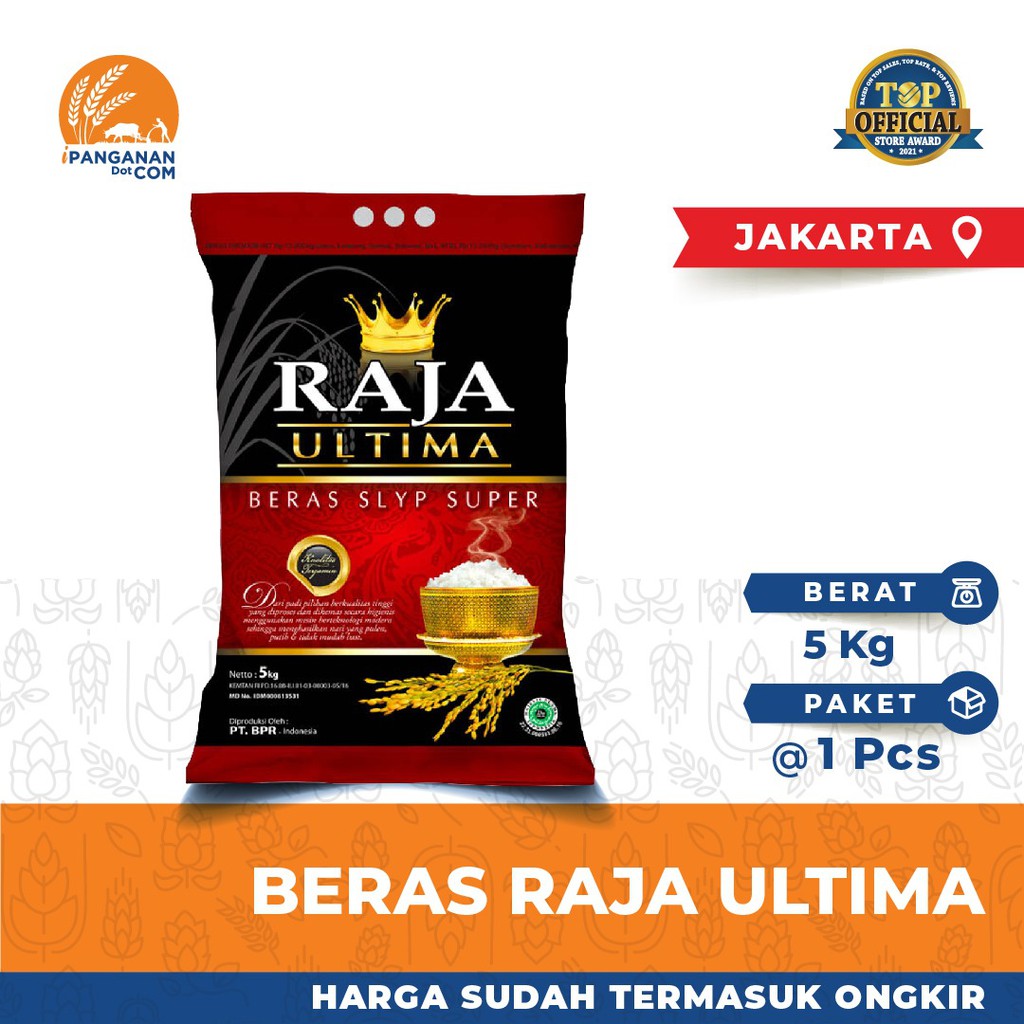 Jual Beras Raja Ultima 5 kg (Harga + Ongkir) | Shopee Indonesia