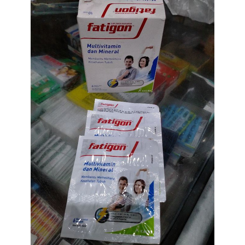 Jual Fatigon putih kemasan baru isi 6capsul,per STRIP... | Shopee Indonesia