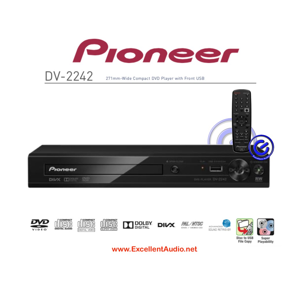 Jual Pioneer DVD player DV2242 DV 2242 multi region player | Shopee ... Jual Pioneer DVD player DV2242 DV 2242 multi region player | Shopee ...