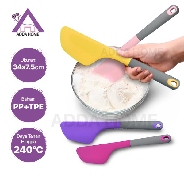 Jual Premium Baking Scrapper Spatula Kue Krim Butter Ukuran Besar ...