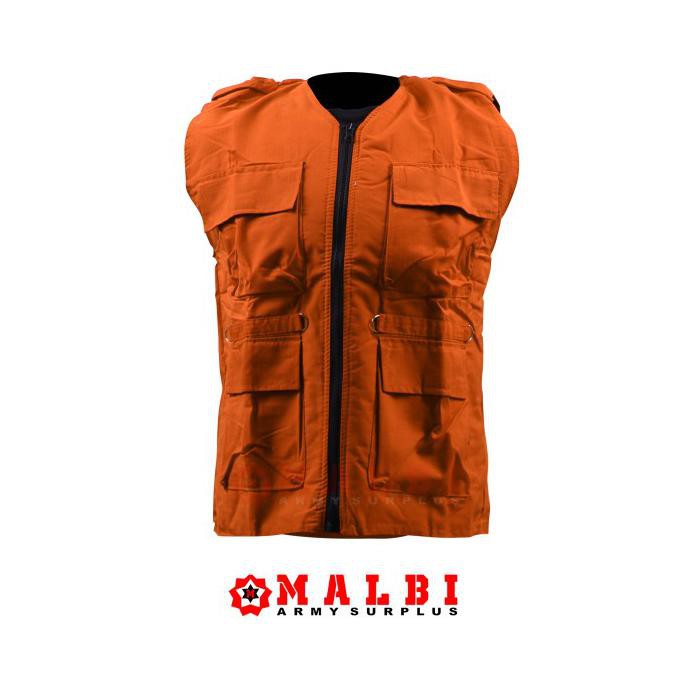 Jual Rompi Polos Rompi Proyek Safety Bahan Ripstok Oren Orange Murah ...