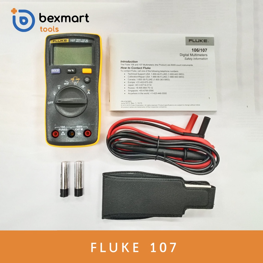 Jual Fluke 107 Digital Multimeter Fluke | Shopee Indonesia