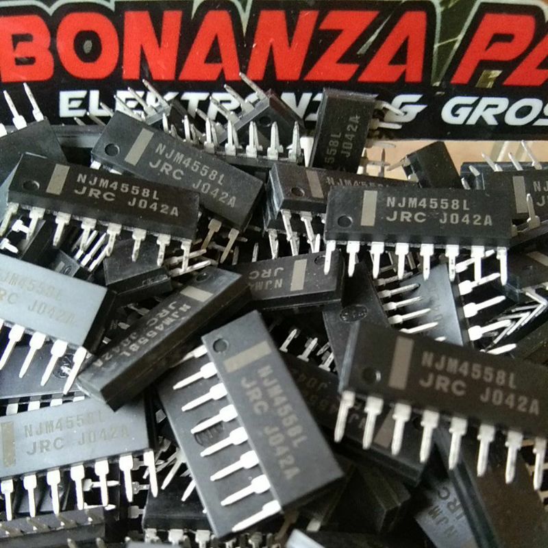 Jual Njm4558L ic dual op amp sisir jrc4558 | Shopee Indonesia
