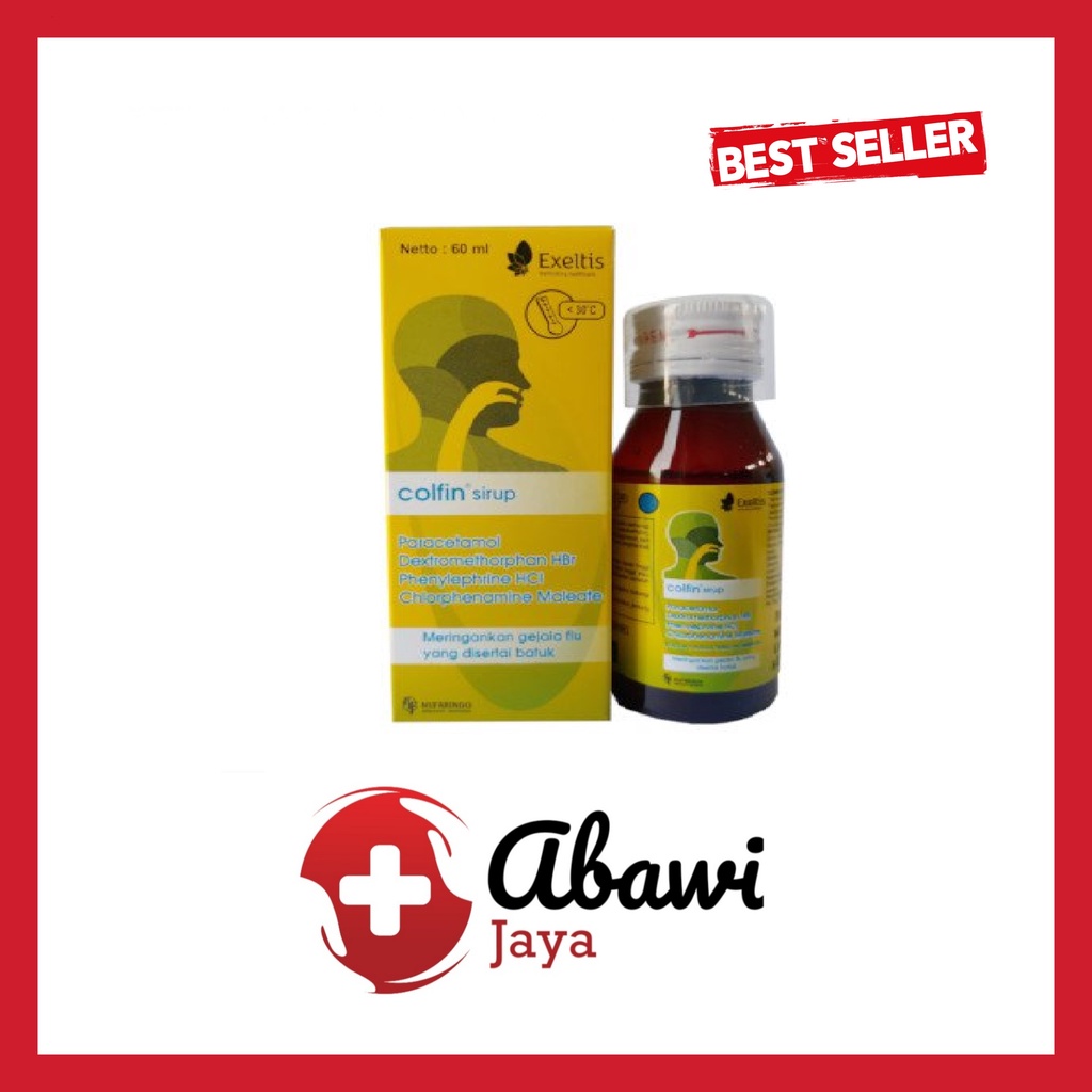 Jual [AB] Colfin Sirup 60 ml - Sirup Meringankan Gejala Flu disertai ...