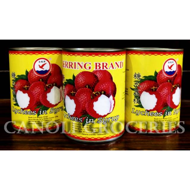Jual LYCHEE CAN II BUAH LECI KALENG II LYCHEE IN SYRUP HERRING BRAND ...