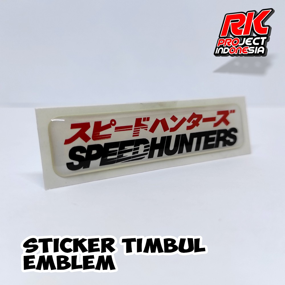 Jual SPEED HUNTERS Sticker Timbul Emblem Resin Lentur | Shopee Indonesia