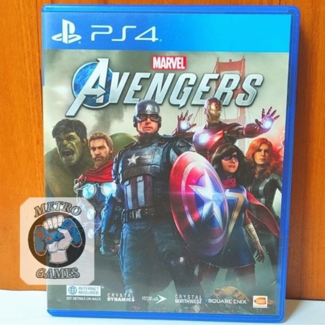 Jual PS4 Avengers Kaset Marvel Avenger Playstation PS 4 5 CD BD Game ...
