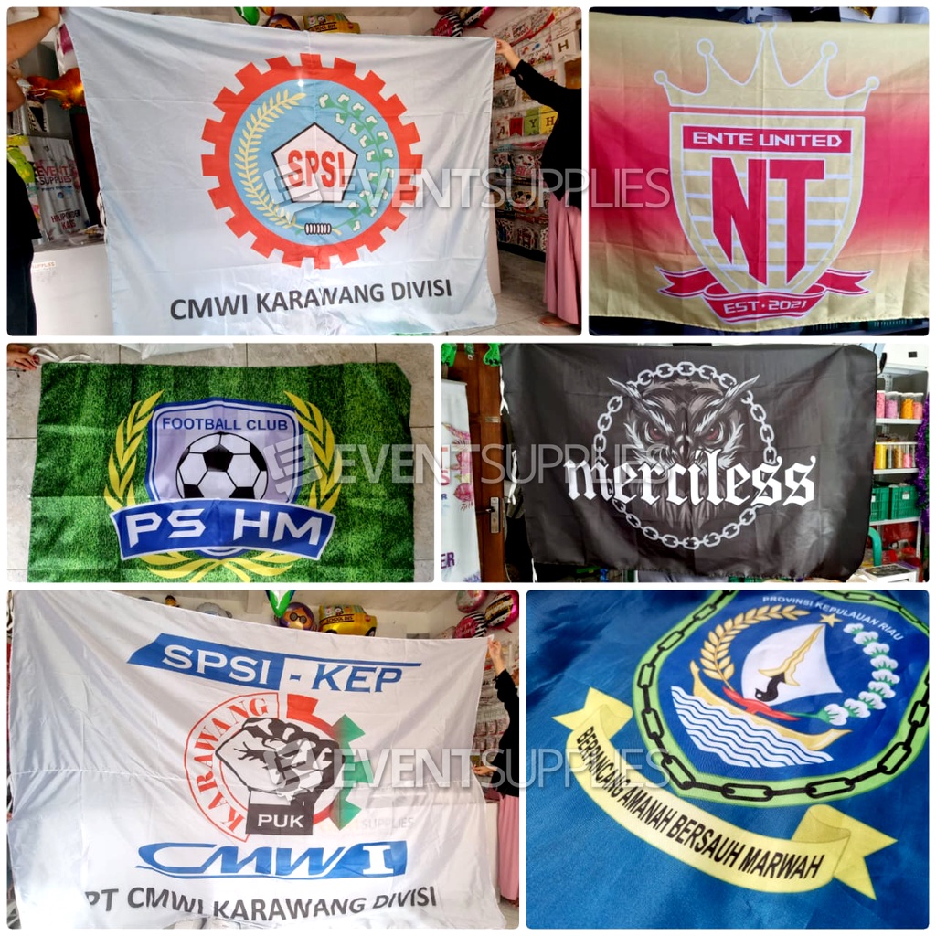 Jual [Giant Flag] Cetak Bendera Besar Kain Custom Full Print Satuan ...