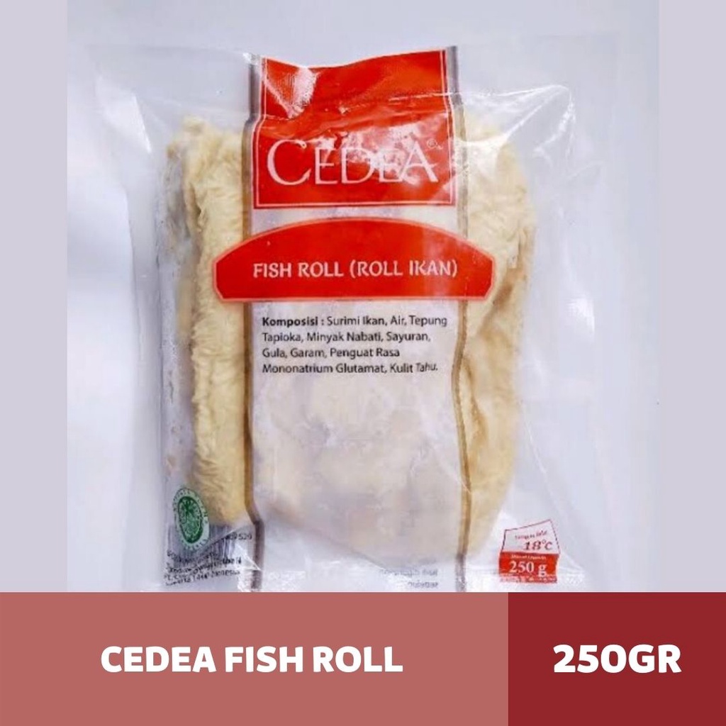 Jual CEDEA Fish Roll Frozen Makanan Beku|Cedea Ikan Olahan Fish Roll ...