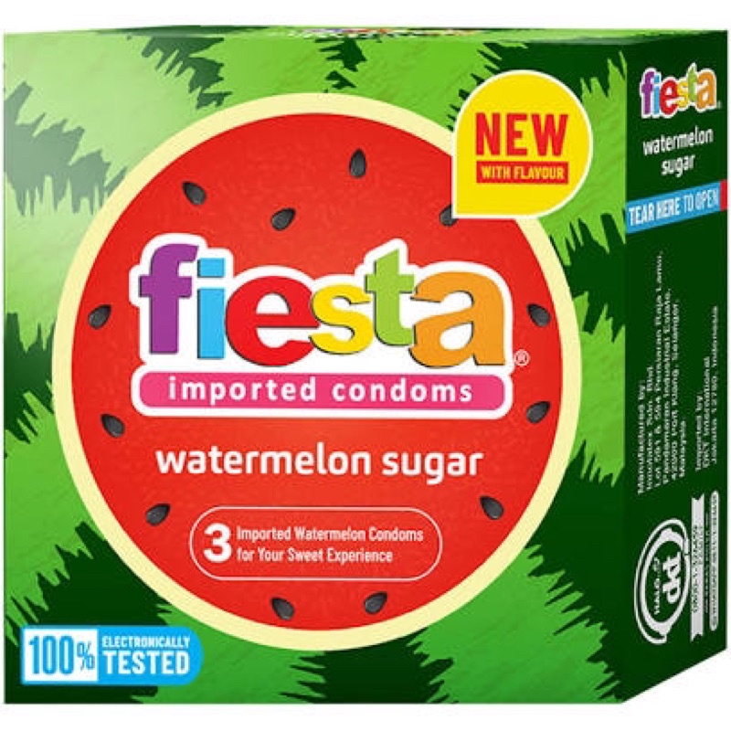 Jual Kondom Fiesta Durian, Banana, Strawberry, Delay, Ultra Thin, Ultra ...