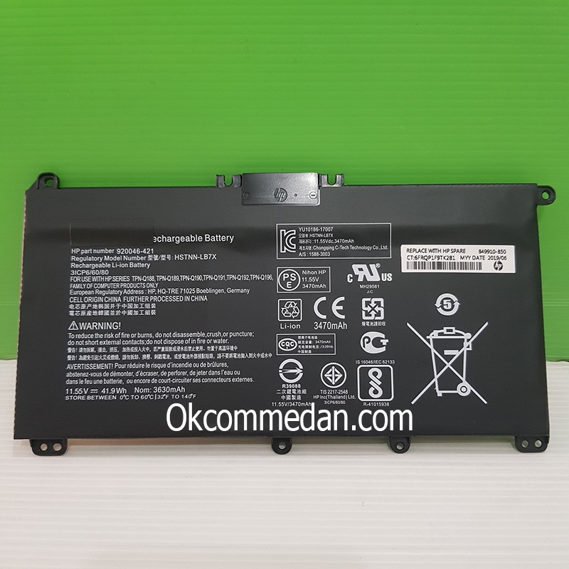 Jual Baterai Laptop HP HT03XL | Shopee Indonesia