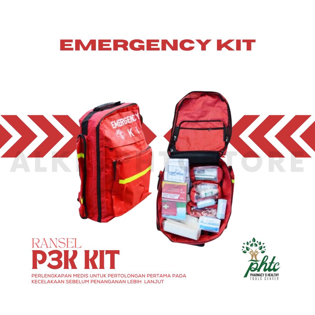 Jual Emergency Kit Ambulance / Perlengkapan P3K Kit / Alat Safety Keselamatan Kerja P3K - Medkit ...