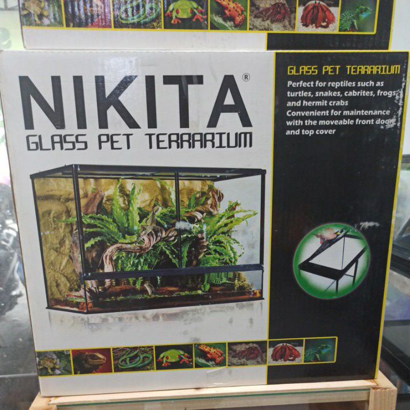 Jual Terrarium Nikita Aquarium Reptil - Kedai Satwa | Shopee Indonesia