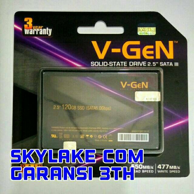 Jual SSD V-GEN 120GB / VGEN | Shopee Indonesia