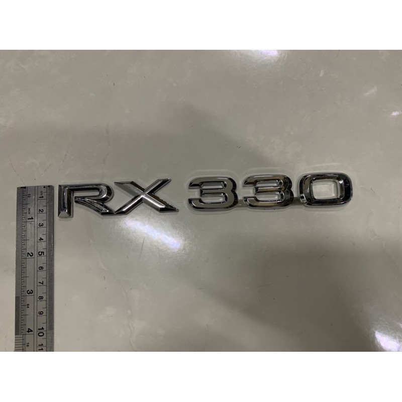 Jual Emblem tulisan RX300 RX330 RX350 RX270 untuk Harrier versi Lexus ...