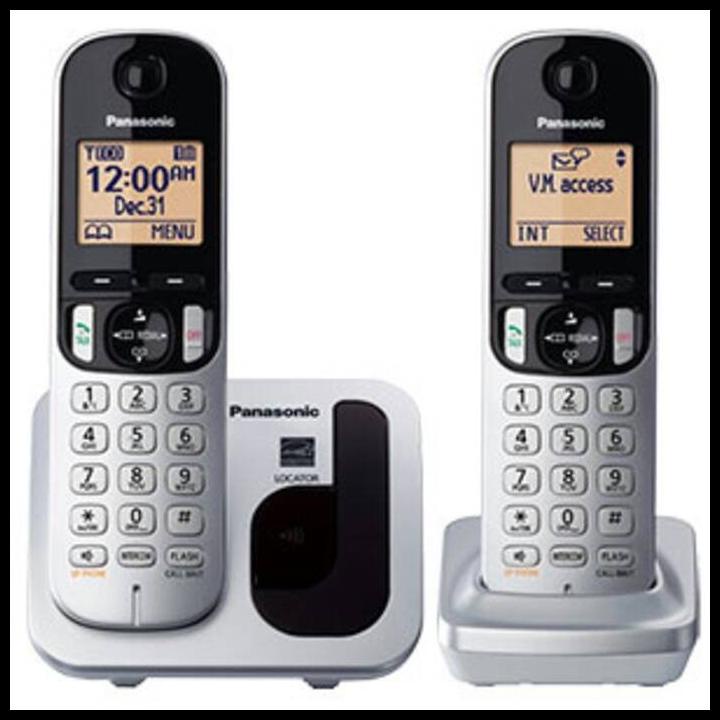 Jual Panasonic Kx-Tgc212 Telpon Wireless 2 Handset Cordless Phone | Shopee Indonesia