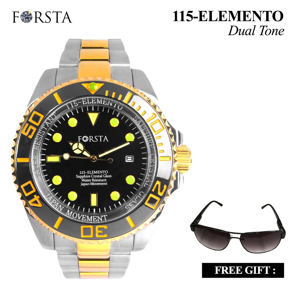 Jual Forsta Elemento Dual Tone Jam Tangan Kesehatan (Tanpa Strap Rubber ...