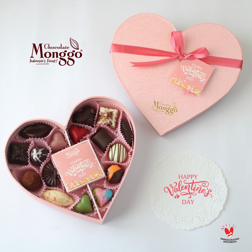 Jual Chocolate Monggo | Premium Chocolate Pralines Treasure Box 16 pcs ...