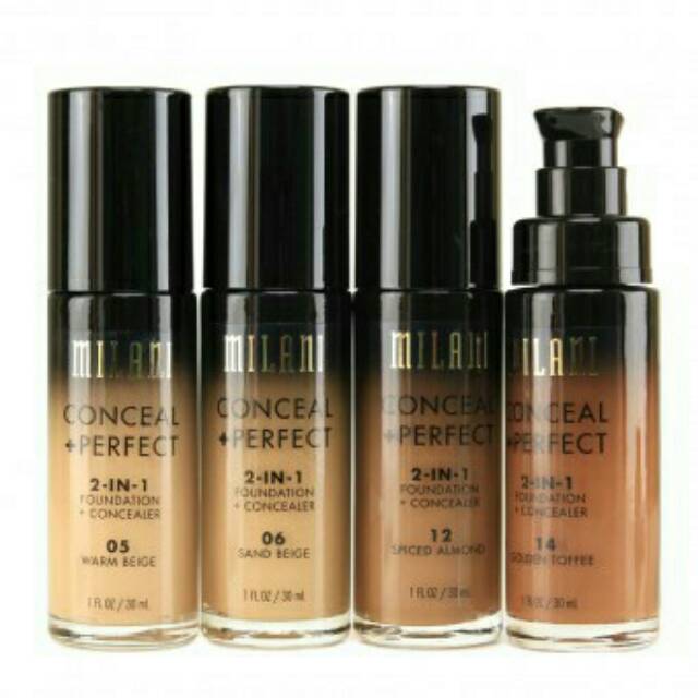 Jual Milani conceal + 2 in 1 Foundation dan concealer | Shopee Indonesia