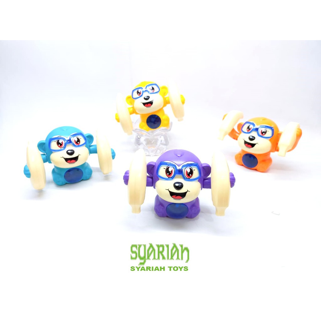 Jual SYARIAH TOYS HAPPY FLIP LITTLE MONKEY BABY VOICE CONTROL MONYET ...