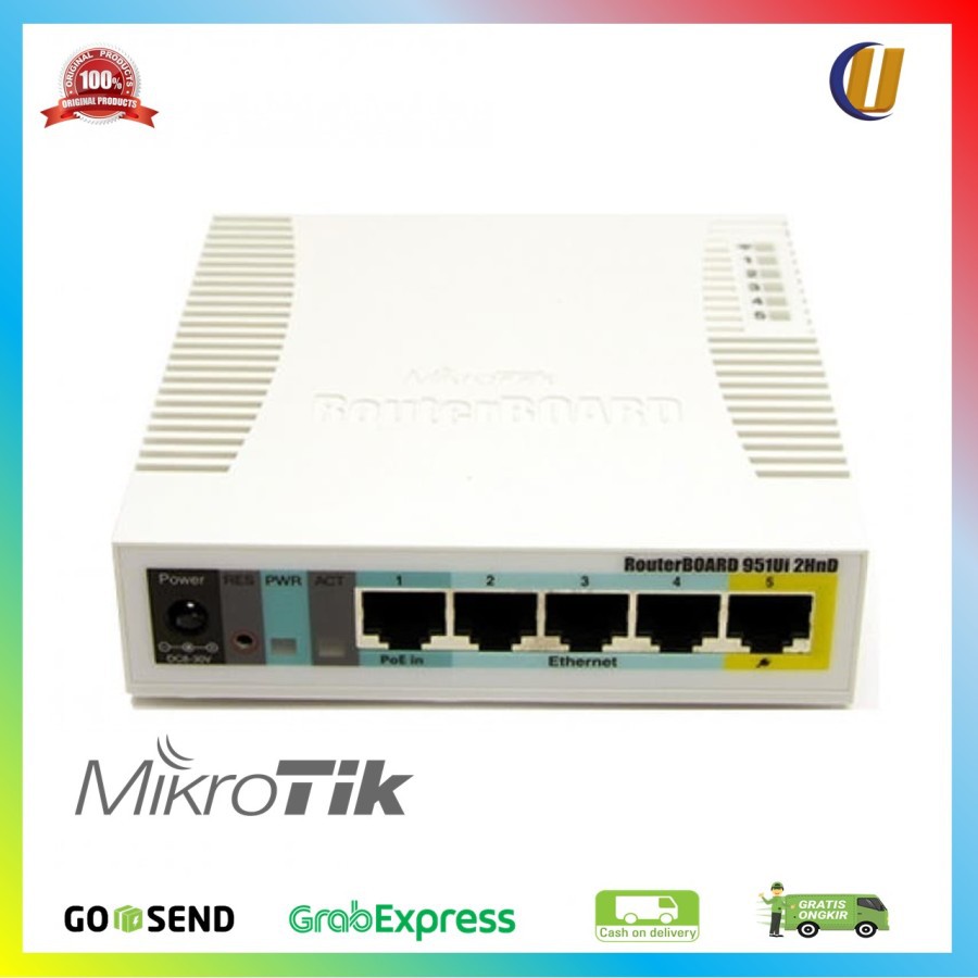 Jual MIKROTIK ROUTER WIRELESS RB951UI-2HND - New Garansi Resmi | Shopee ...