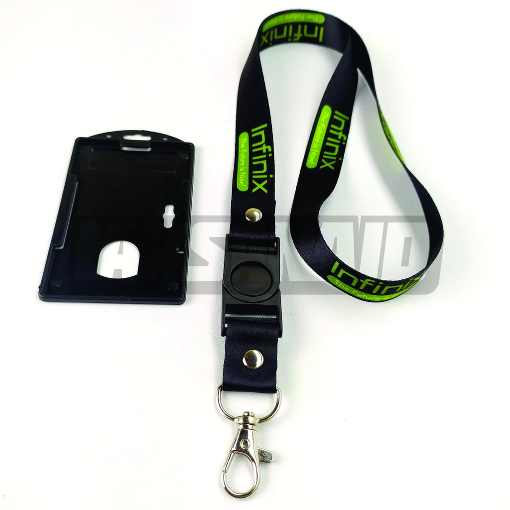 Jual LANYARD TALI ID CARD PROMOTOR INFINIX PLUS HOLDER | Shopee Indonesia