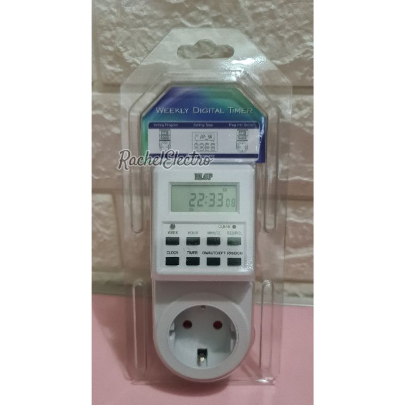 Jual Stop Kontak Timer Digital LCD AC 220V | Shopee Indonesia