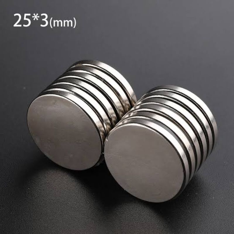 Jual Magnet Neodymium uk. 25x3mm | Shopee Indonesia