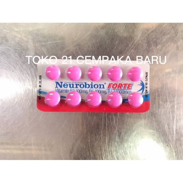 Jual Obat NEUROBION FORTE PINK 1 STRIP isi 10 TABLET | Saraf Kesemutan ...